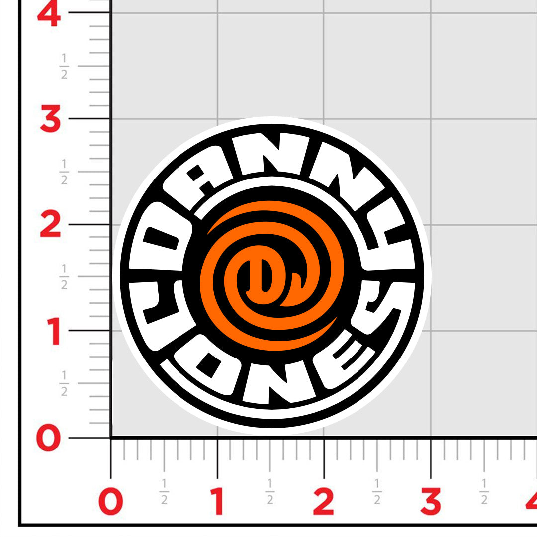 Danny Jones Logo Sticker