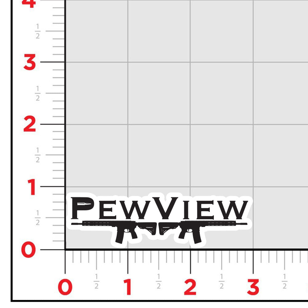 PewView Logo Sticker