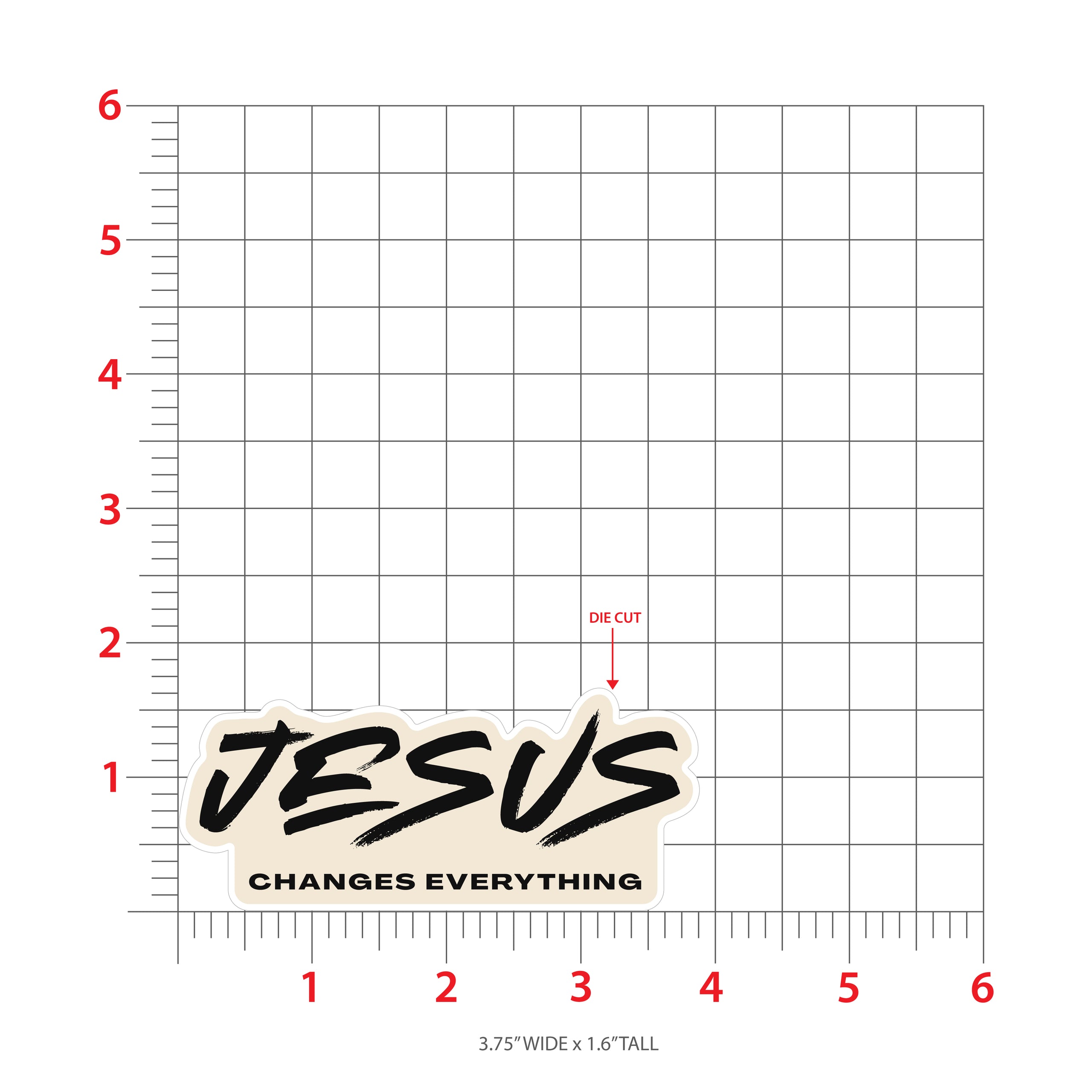 Jesus Changes Everything Sticker