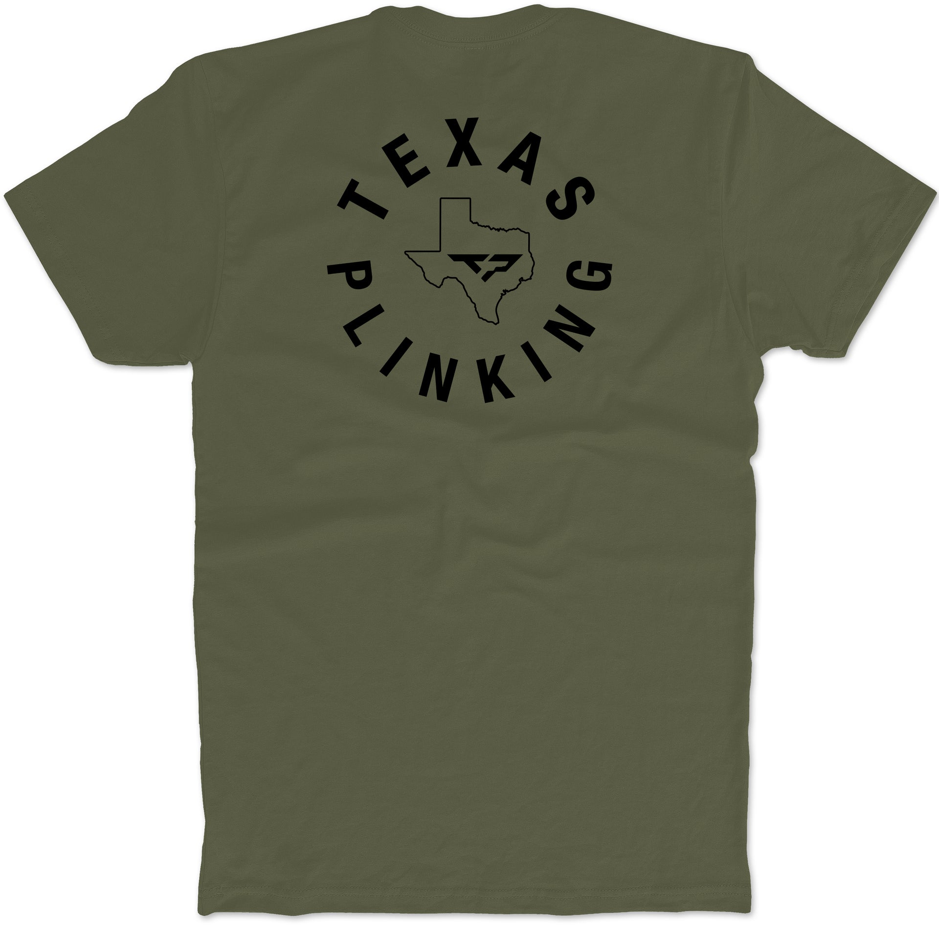 Texas Plinking Left Chest T-Shirt